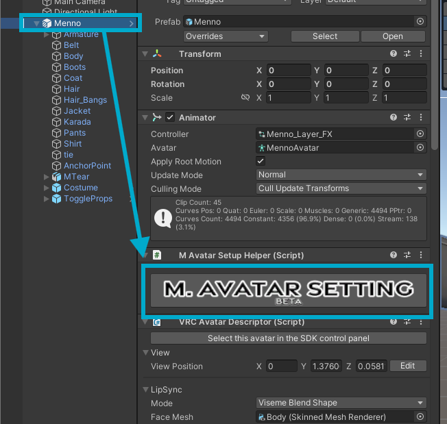 ⚙️M. Avatar Setting | M. Document